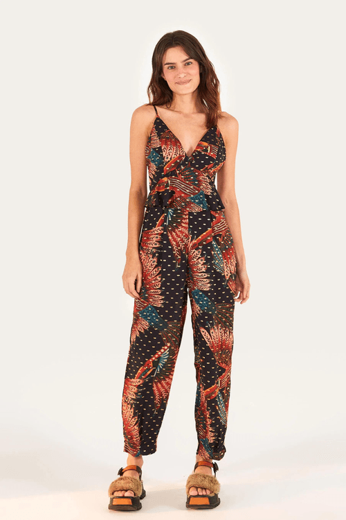 Macacão tucano arabesco Farm - Loja Viva Vida