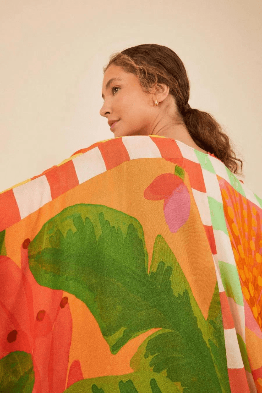 Kimono praia localizado casa na praia Farm - Loja Viva Vida