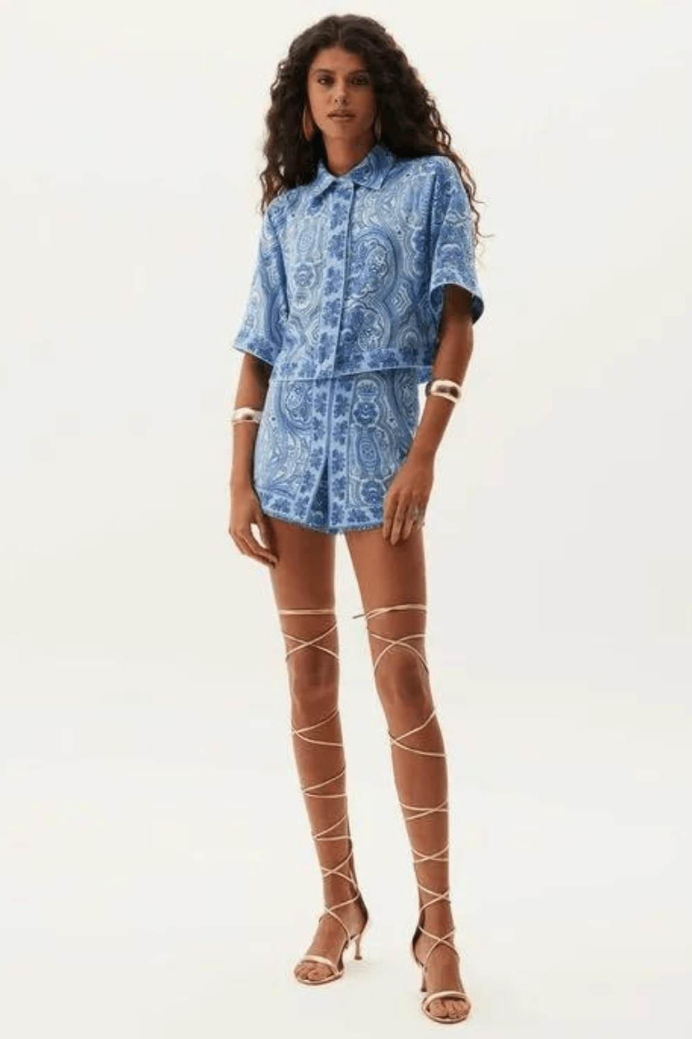 Short saia estampado Lança Perfume - Loja Viva Vida