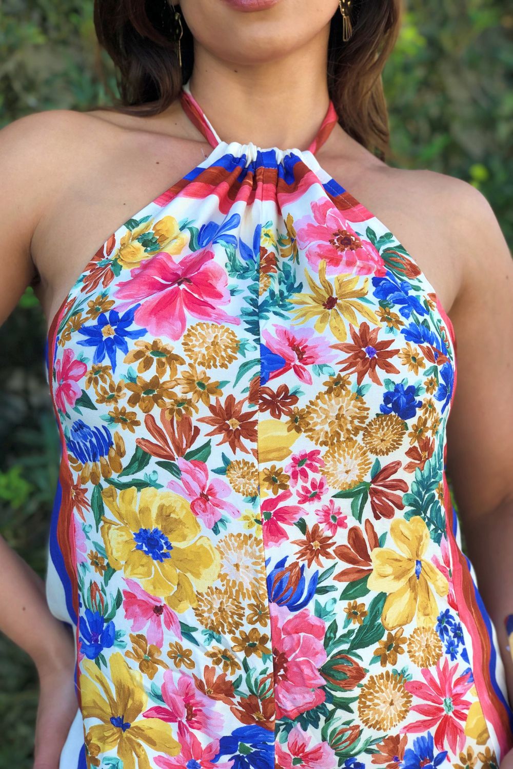 Macacão Lenço Floraline Farm - Loja Viva Vida